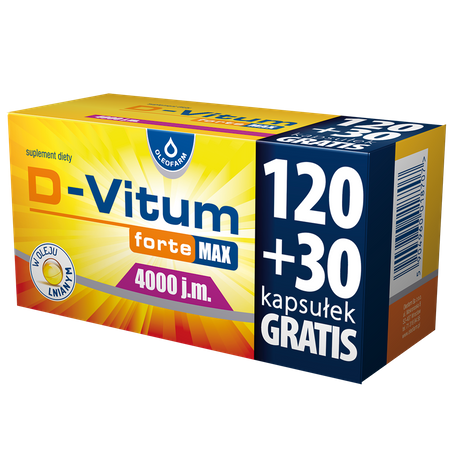 D-Vitum forte Max 4000 j.m. - 150 kaps. (120 + 30 GRATIS) | 26,99 zł ...